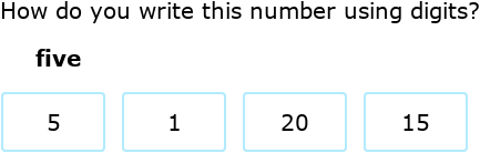 IXL | Names of numbers - up to 20 | Kindergarten math