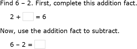 IXL | Use addition to subtract - up to 10 | Grade 1 math