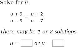 IXL | Solve rational equations | Grade 12 math