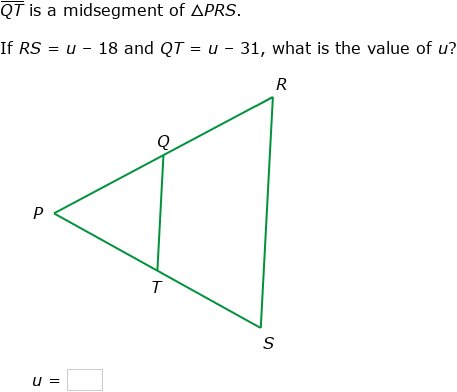 IXL | Midsegments of triangles | Grade 11 math