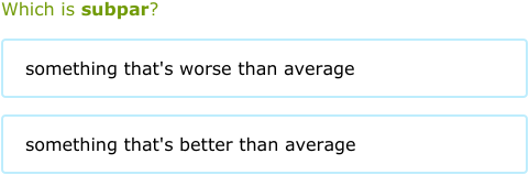 IXL | Words with sub- | Grade 7 English language arts