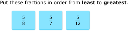 IXL | Compare and order fractions | Grade 7 math