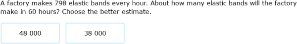 IXL | Estimate products: word problems | Grade 6 math