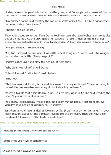 IXL | Determine the themes of short stories | Grade 5 English language arts