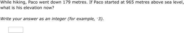 IXL | Add and subtract integers: word problems | Grade 8 math