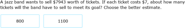 IXL | Estimate quotients: word problems | Grade 6 math