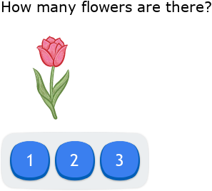 IXL | Count objects - up to 3 | Jr. kindergarten math