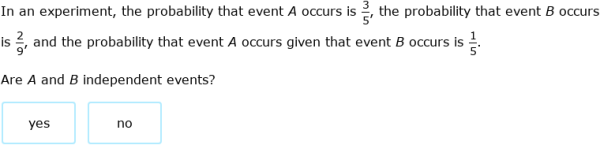 IXL | Independence and conditional probability | Grade 12 math