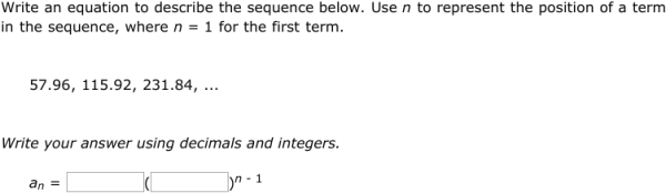 IXL | Write variable expressions for geometric sequences | Grade 9 math