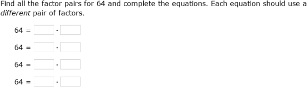 IXL | Find all the factor pairs of a number | Grade 7 math