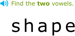 IXL | Find the vowels in a word | Grade 1 English language arts