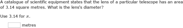 IXL | Circles: word problems | Grade 8 math