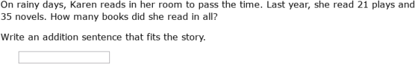 IXL | Write addition sentences for word problems - up to two digits ...
