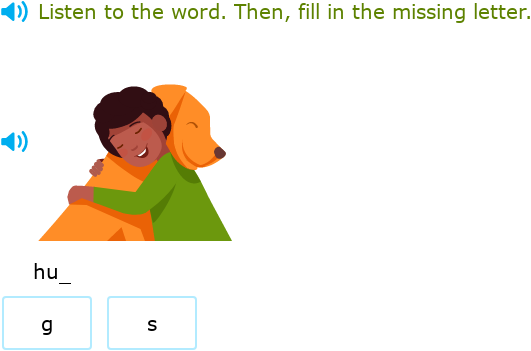 IXL | Complete the short u word | Kindergarten English language arts