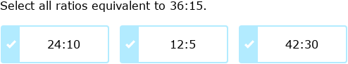 IXL | Identify equivalent ratios | Grade 7 math