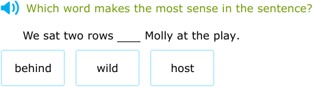 IXL | Complete the sentence with the correct -ild, -ind, -old, -olt or ...