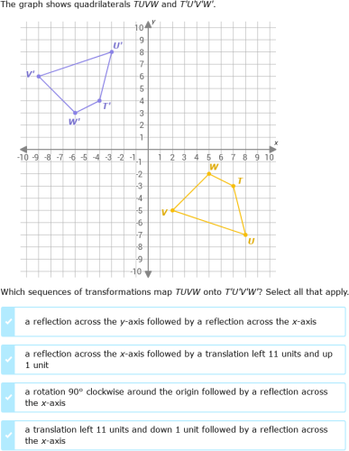 IXL | Sequences of congruence transformations: choose the sequence ...