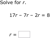 IXL | Solve linear equations: mixed review | Grade 9 math