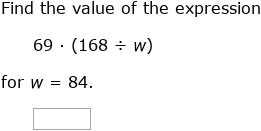 IXL | Evaluate variable expressions | Grade 5 math