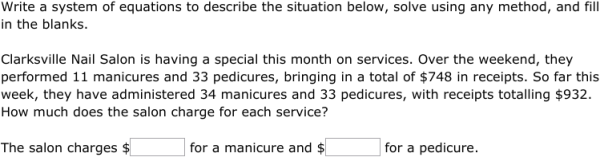 IXL | Solve a system of equations using any method: word problems ...