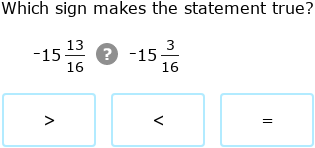 IXL | Compare rational numbers | Grade 7 math