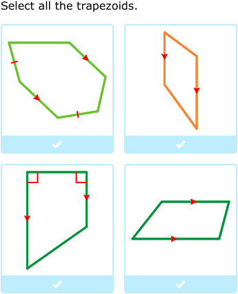 IXL | Identify trapezoids | Grade 10 math