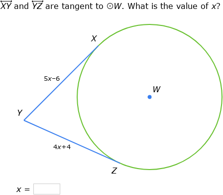 IXL | Tangent lines | Grade 9 math