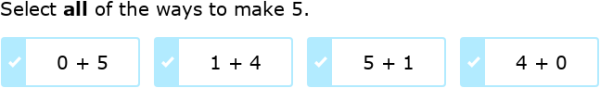 IXL | Make 5 using addition | Grade 1 math