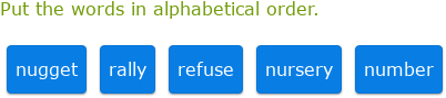 IXL | Order alphabetically based on the first three letters | Grade 3 ...