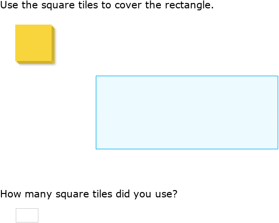 IXL | Tile a rectangle with squares | Grade 1 math