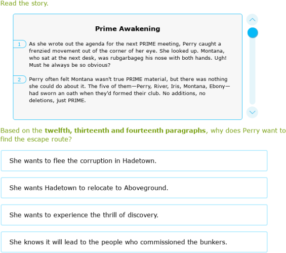 IXL | Analyze short stories: set 2 | Grade 12 English language arts