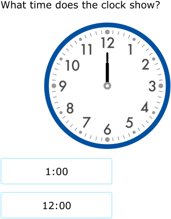 IXL | Match analogue clocks and times | Grade 1 math