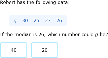 IXL | Mean, median and mode: find the missing number | Grade 5 math