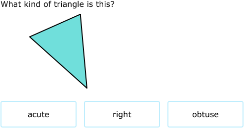 IXL | Acute, obtuse and right triangles | Grade 3 math