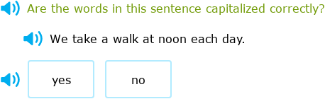 Ixl Capitalizing Days Months And Holidays Grade 2 English Language