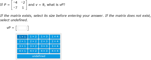IXL | Multiply a matrix by a scalar | Grade 12 math