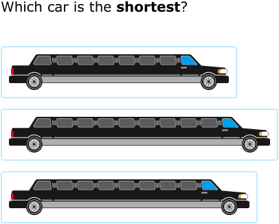 IXL | Long and short | Grade 1 math