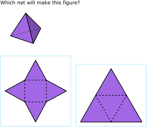 IXL | Nets and drawings of three-dimensional figures | Grade 10 math