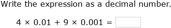 IXL | Expanded form of decimals up to thousandths | Grade 5 math