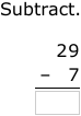 IXL | Subtract a one-digit number from a two-digit number - without ...