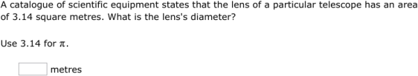 IXL | Circles: word problems | Grade 8 math