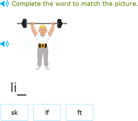 IXL | Complete the word with the right final consonant blend ...