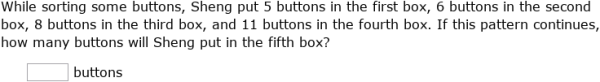 IXL | Number sequences: word problems | Grade 7 math
