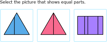 IXL | Identify equal parts | Grade 3 math