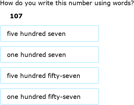 IXL | Writing numbers in words - convert digits to words | Grade 1 math