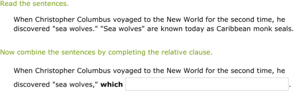 IXL | Combine sentences using relative clauses | Grade 10 English ...