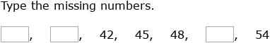 IXL | Skip counting sequences: count by threes | Grade 3 math