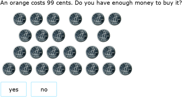 IXL | Purchases: do you have enough money? | Grade 1 math