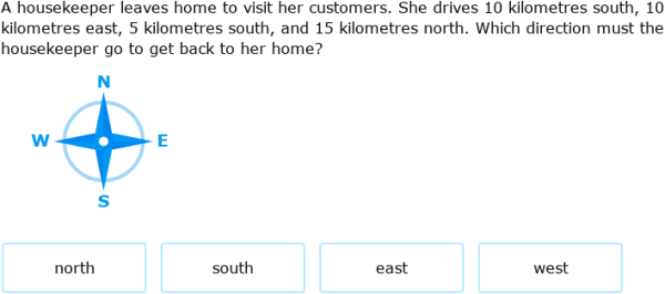 IXL | Distance/direction to starting point | Grade 6 math