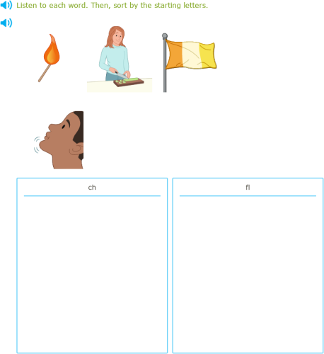IXL | Sort by initial consonant blend or digraph | Grade 2 English ...